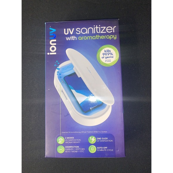 Other | New Ion Uv Sanitizer With Aromatherapy Kills Up To 999 Of Germs ...